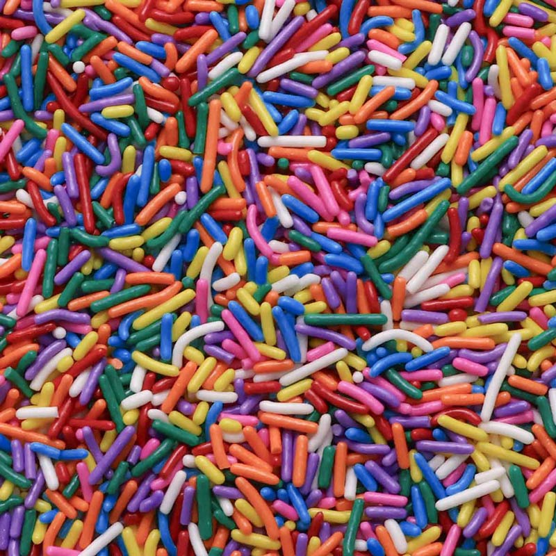 Classic Rainbow Jimmies Mix – FOLIAY WHOLESALE